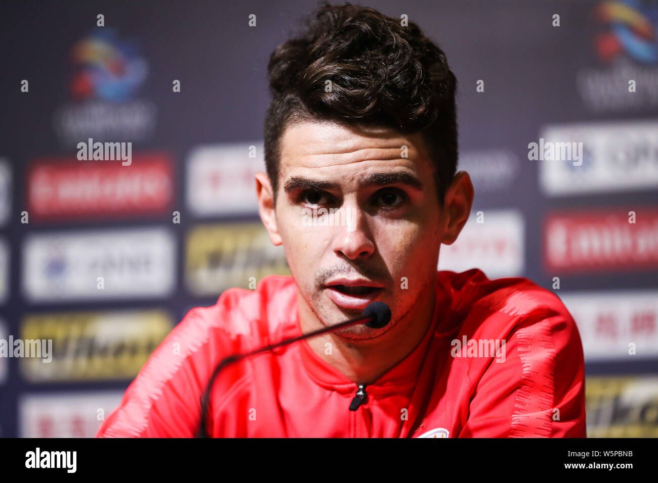Brazilian football player Oscar dos Santos Emboaba Junior, better known ...