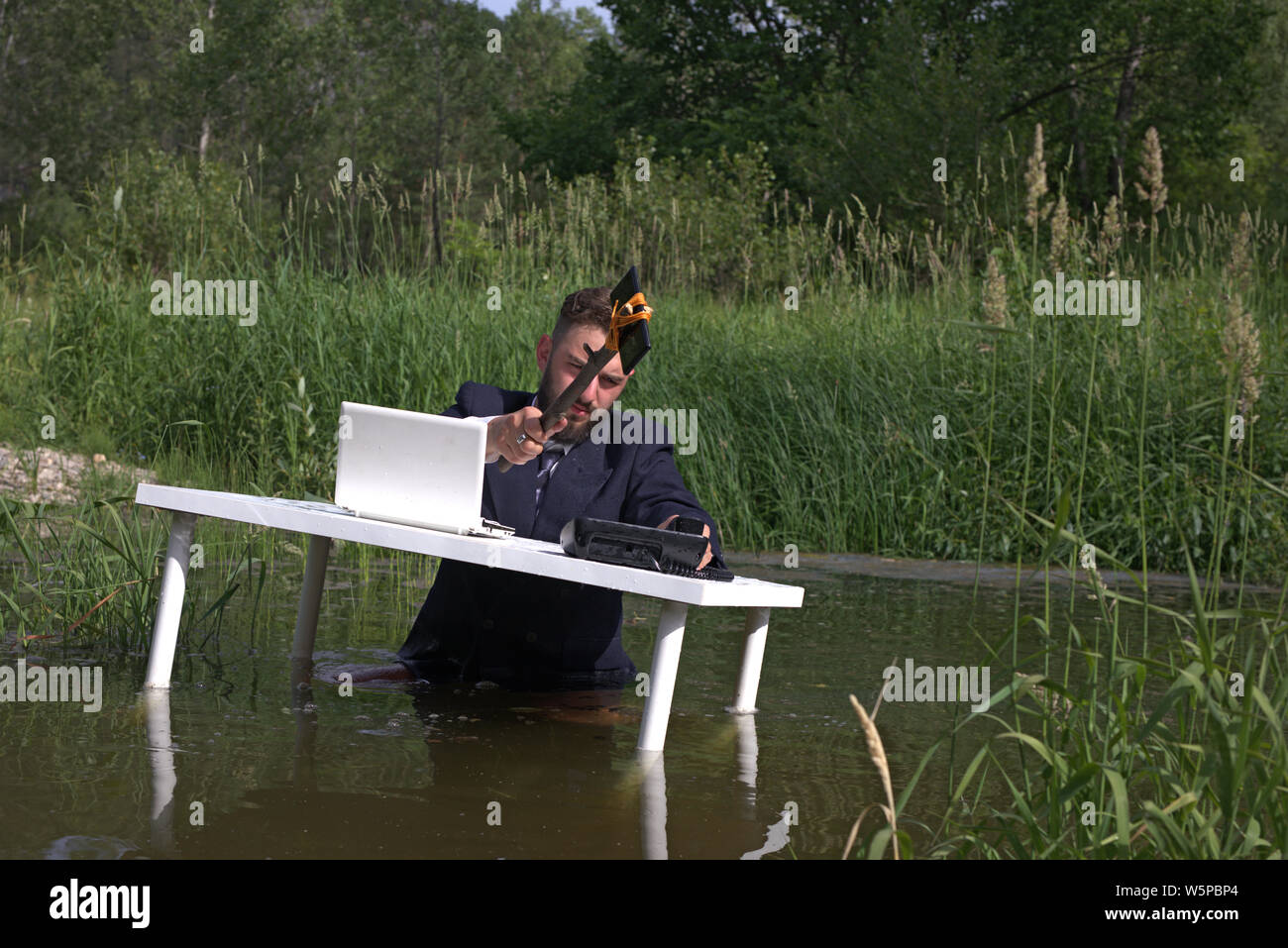 Hopeless worker hi-res stock photography and images - Alamy