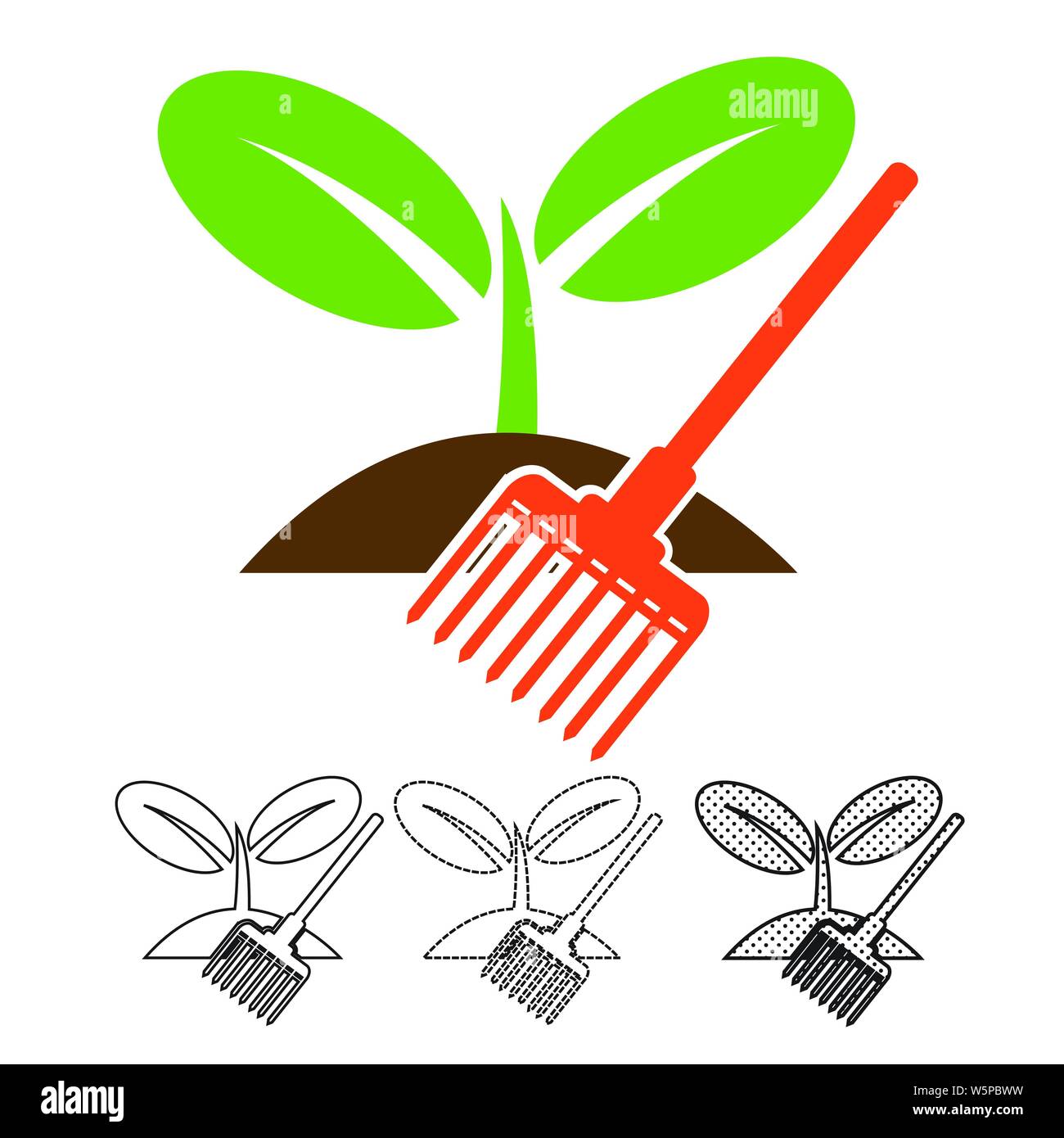 Plant icon vector Stock Vector Image & Art - Alamy