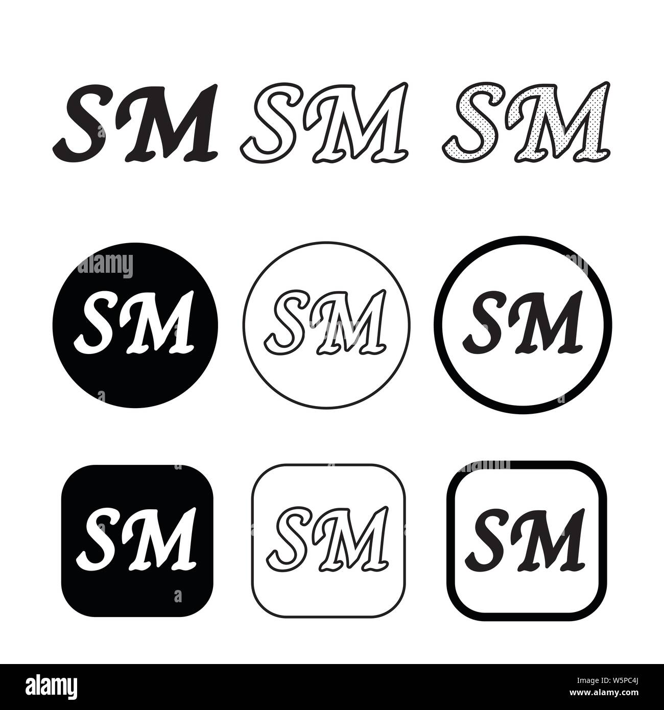 Digital signage word Stock Vector Images - Alamy