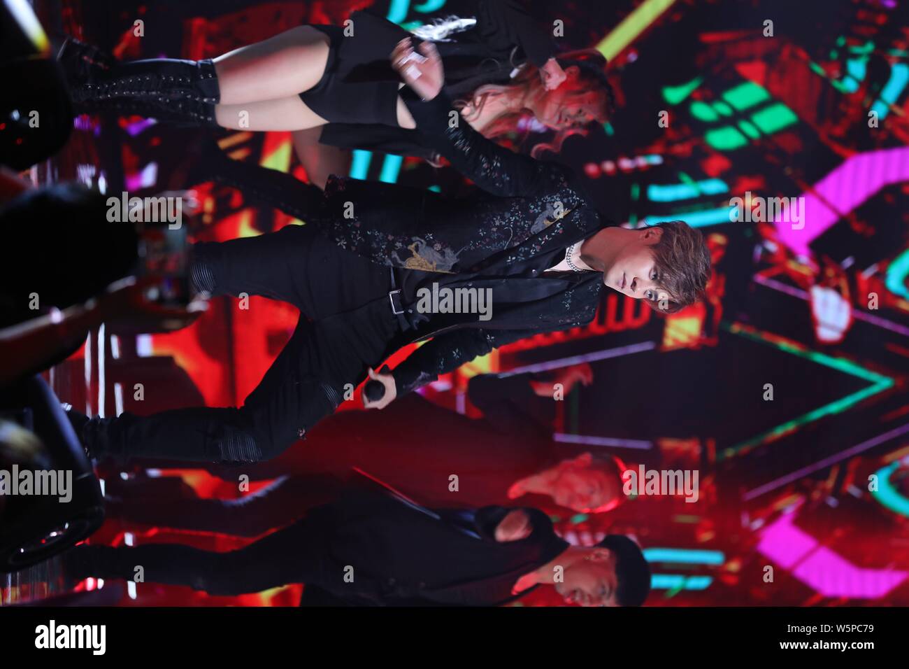 Taiwanese singer, actor and host Show Lo attends an event for his new ...