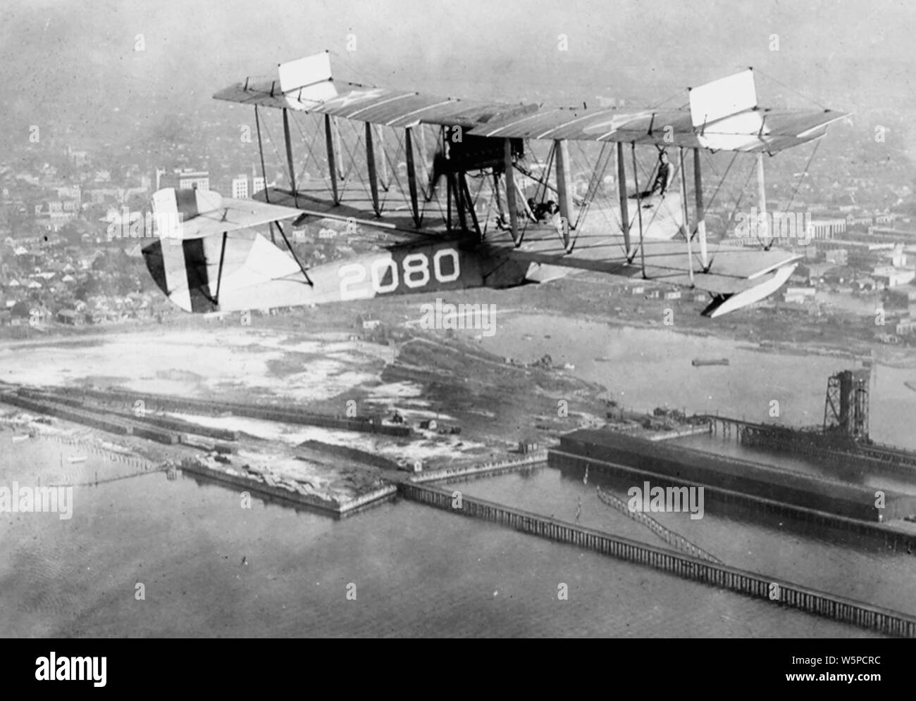 Curtiss HS-2L over Pensacola 1920s Stock Photo - Alamy