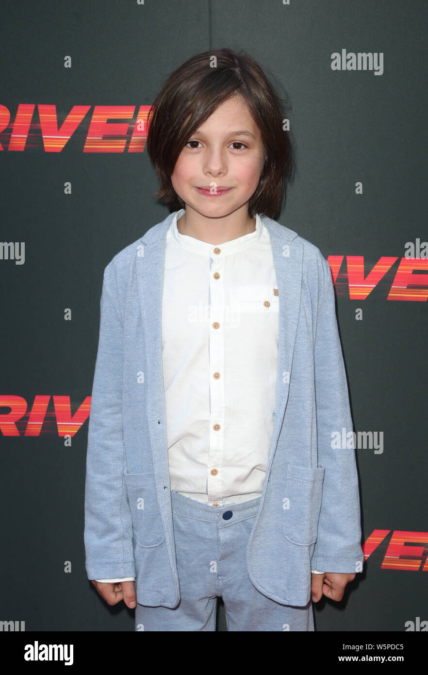 HOLLYWOOD, CA - JULY 29: Asher Miles Fallica, at The Universal Pictures ...