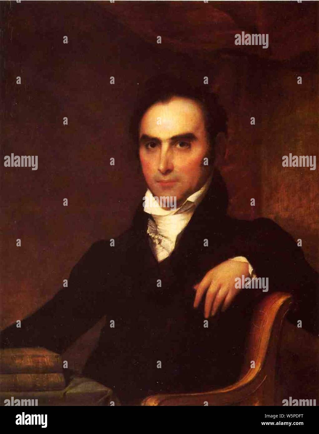 Daniel Webster by Gilbert Stuart 1825 Stock Photo - Alamy