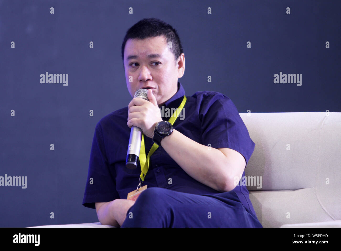 Li Chong, Co-Founder of Dianliang Capital Partners, speaks during the ...