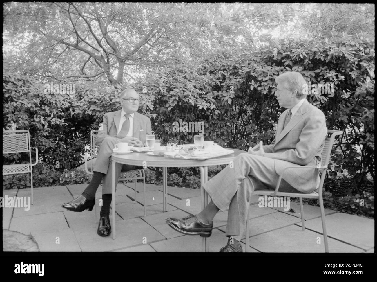 Jimmy Carter with James Callaghan, Prime Minister of Great Britain ...