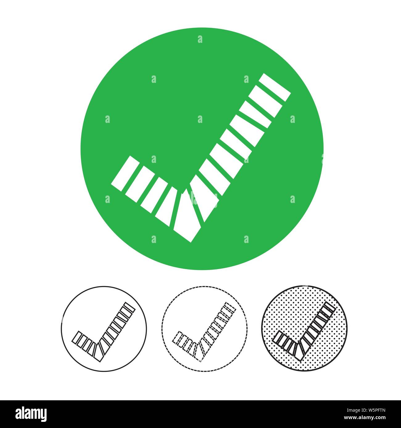 Check mark icon vector Stock Vector Image & Art - Alamy