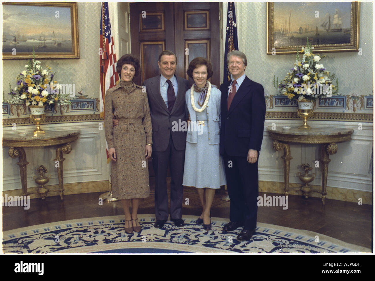 Joan Mondale, Vice-President Walter Mondale, Rosalynn Carter, President ...
