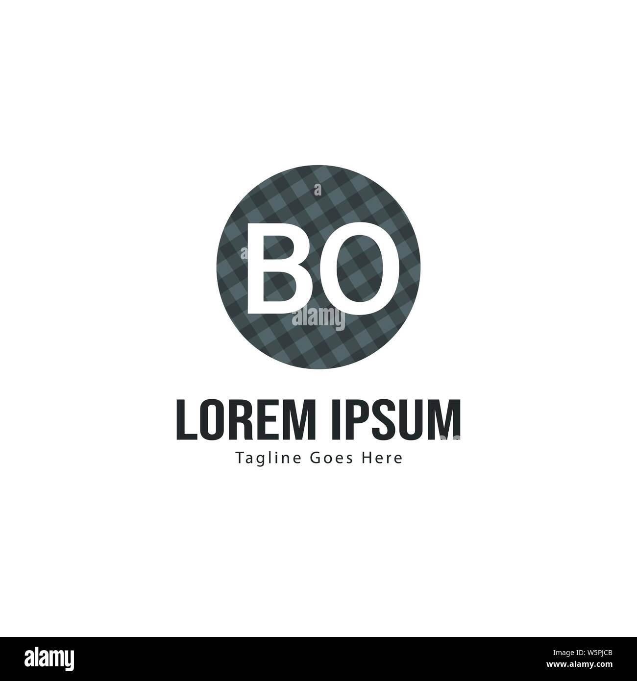 BO Letter Logo Design. Creative Modern BO Letters Icon Illustration ...