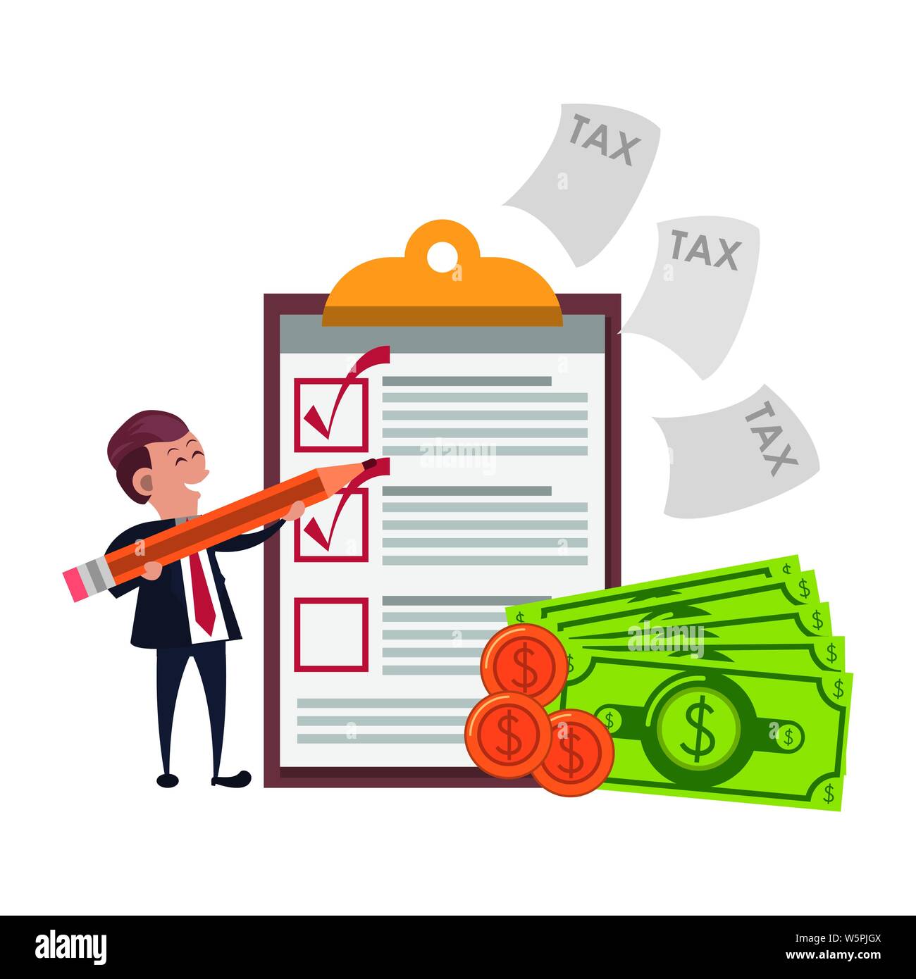state government taxes business cartoon Stock Vector Image & Art - Alamy