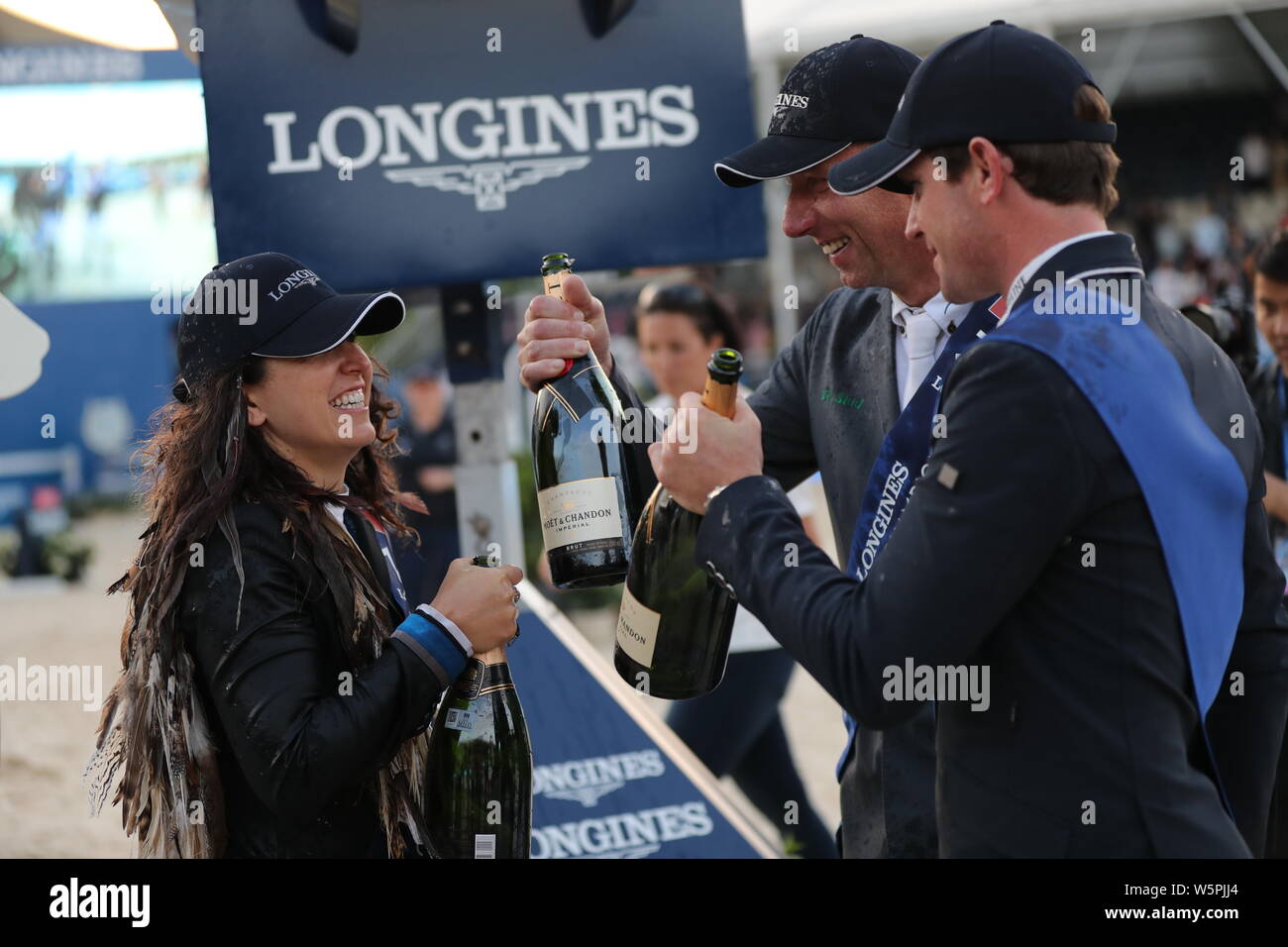 Danielle Goldstein, left, Darragh Kenny, right, and Jur Vrieling ...