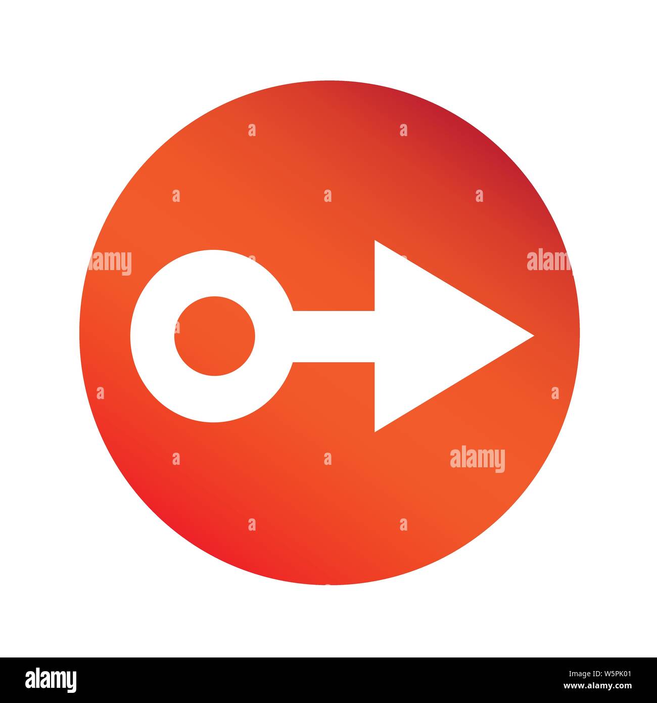 simple arrow sign icon Stock Vector Image & Art - Alamy