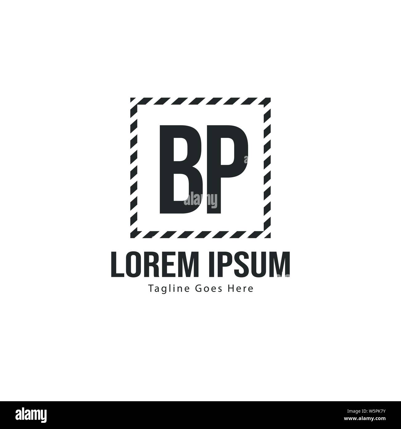 BP Letter Logo Design. Creative Modern BP Letters Icon Illustration ...