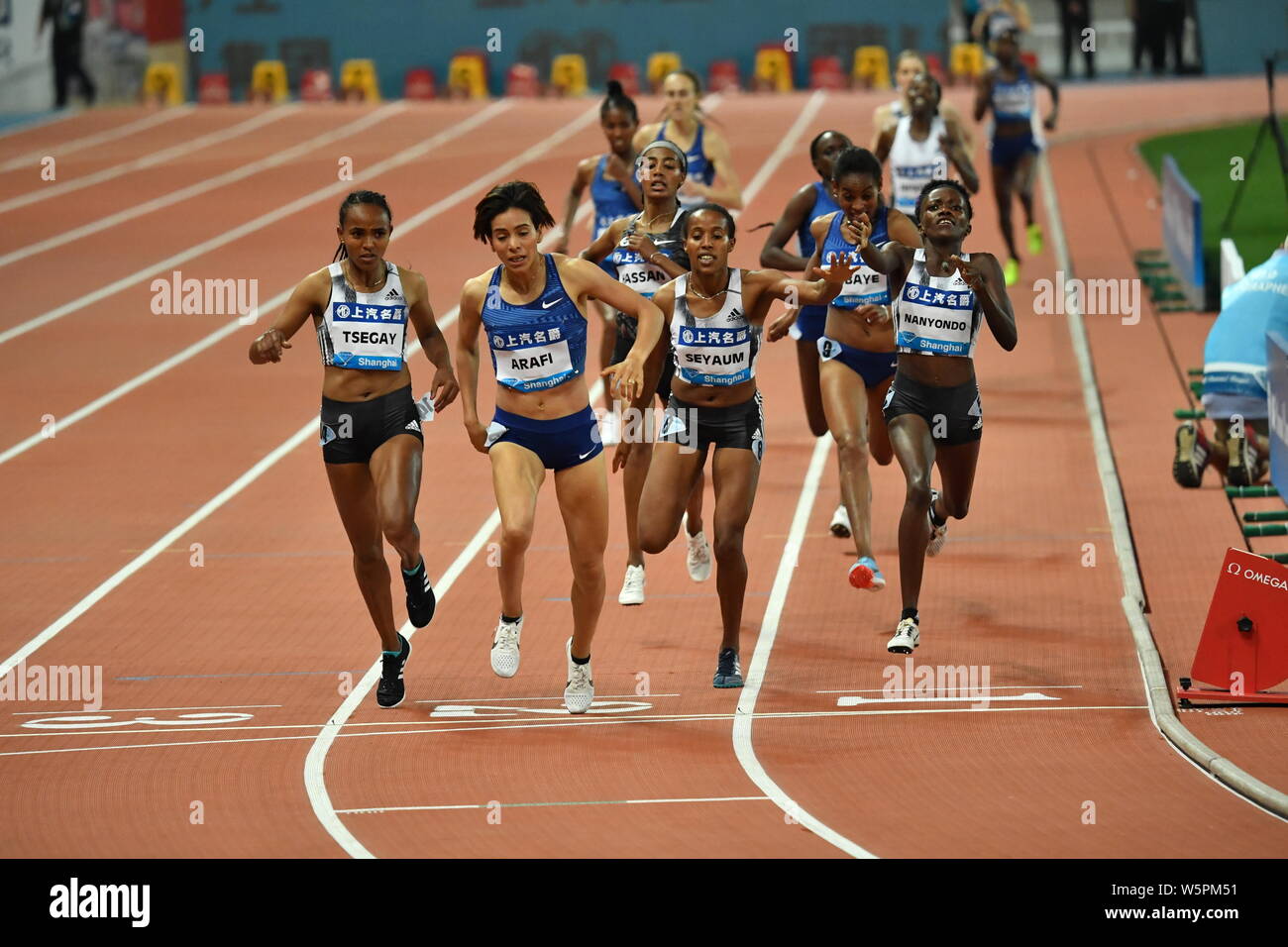 Moroccan middle-distance runner Rababe Arafi competes in the 1500m ...