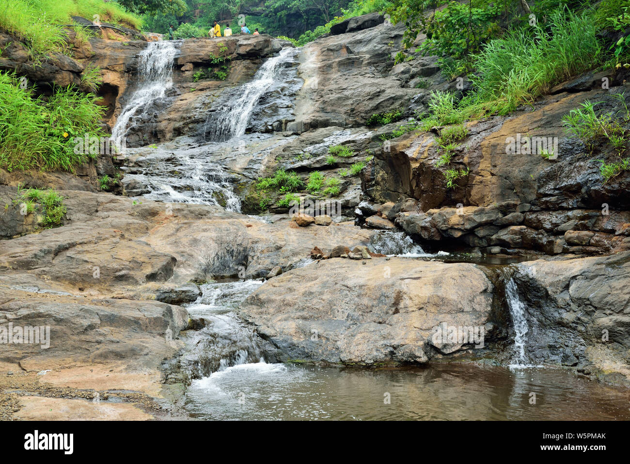 Shankar Waterfall Makadban Dharampur Valsad Gujarat India Asia Stock ...