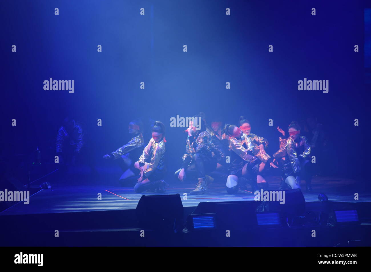 Chinese singer and actor Kris Wu or Wu Yifan performs during the 2019 ...