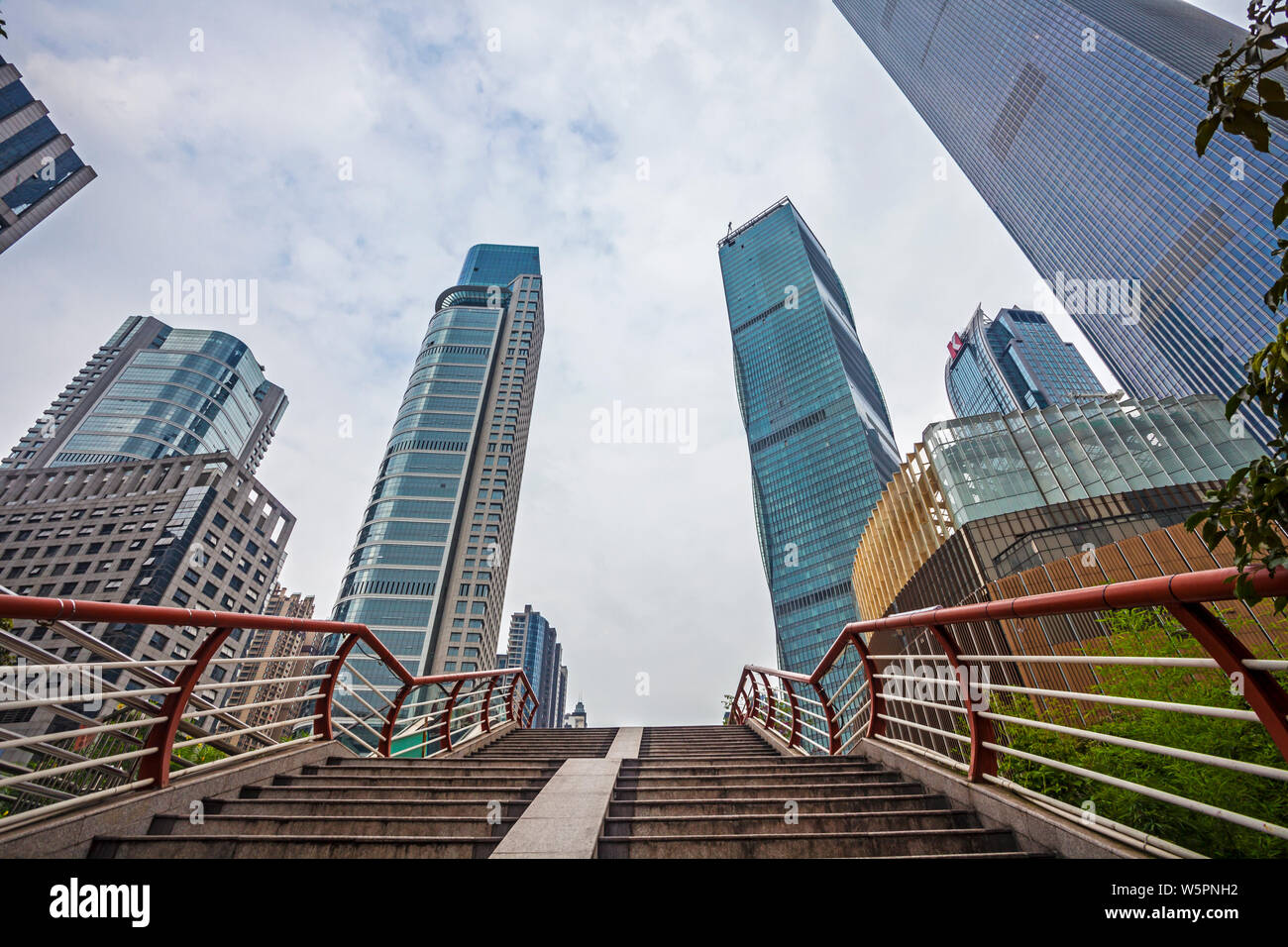 --FILE--A view of skyscrapers and high-rise buildings in the Zhujiang ...