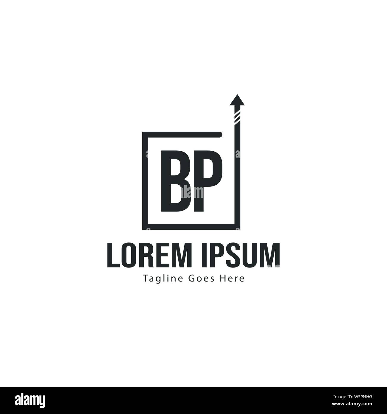 BP Letter Logo Design. Creative Modern BP Letters Icon Illustration ...