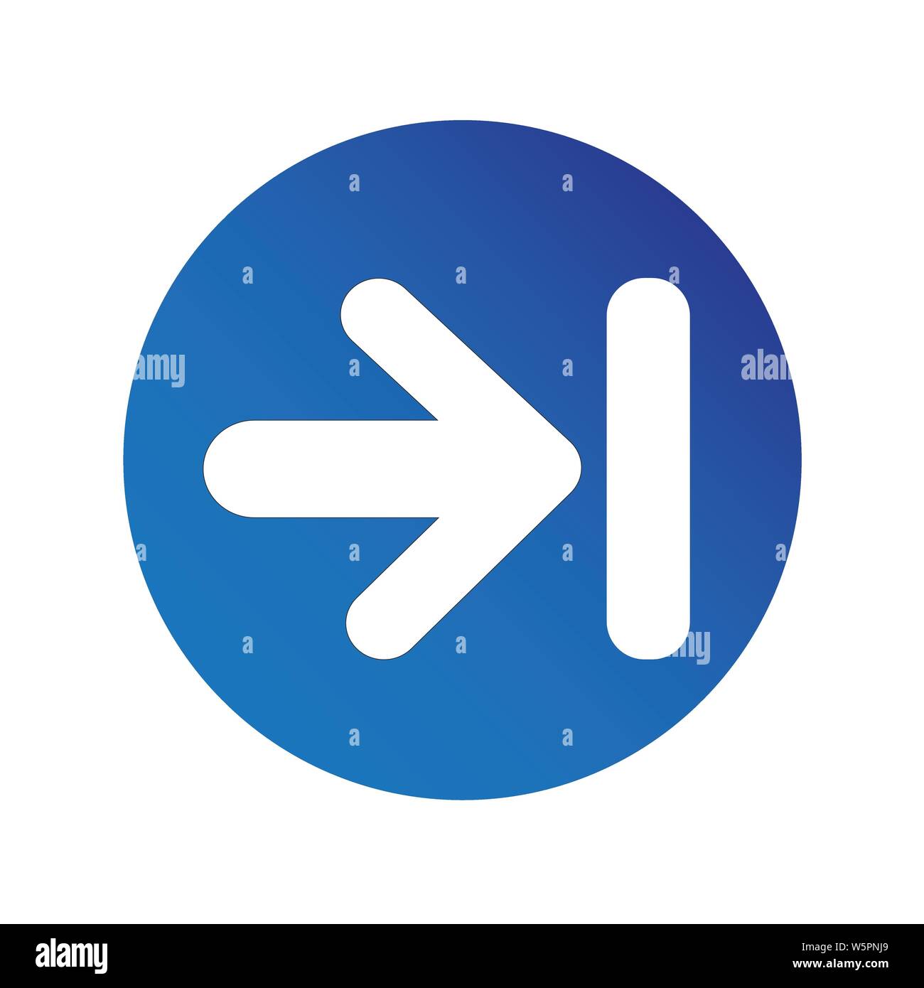 simple arrow sign icon Stock Vector Image & Art - Alamy
