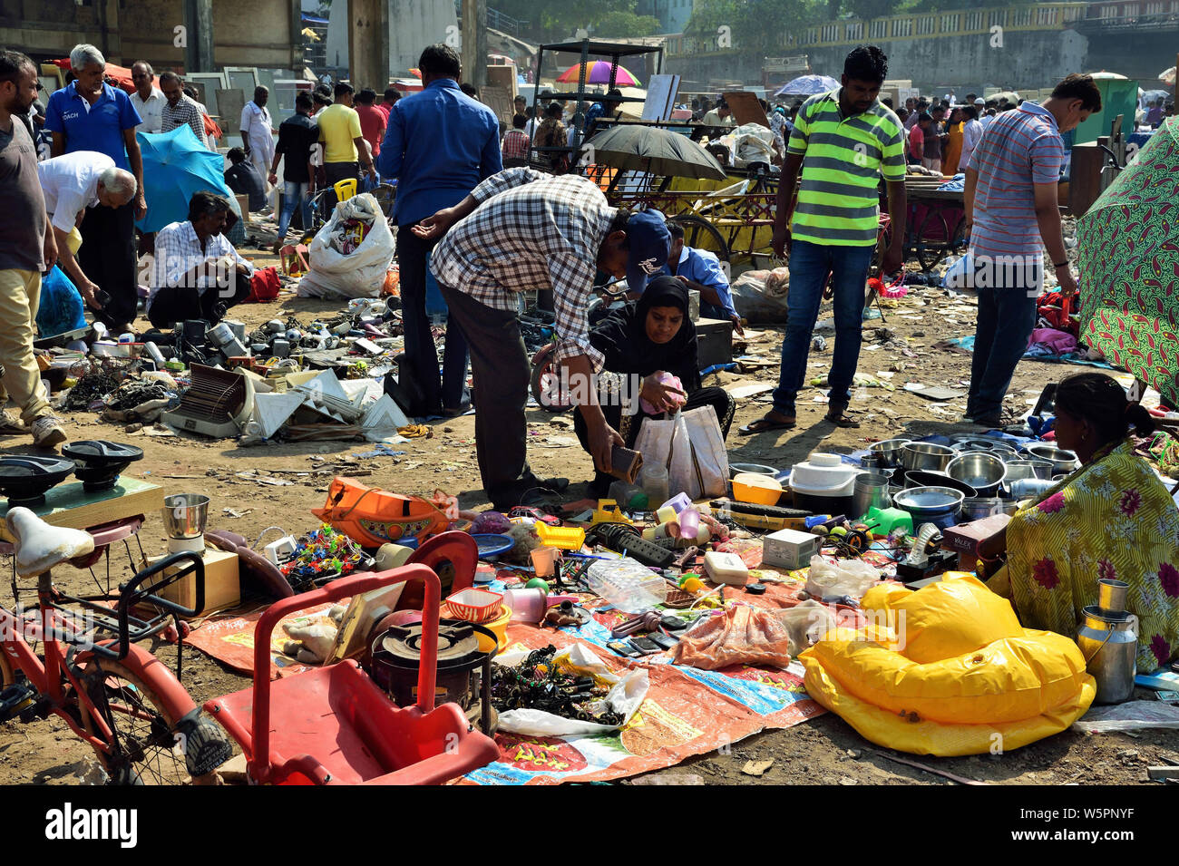 Haat bazaar Surat Gujarat India Asia Stock Photo - Alamy