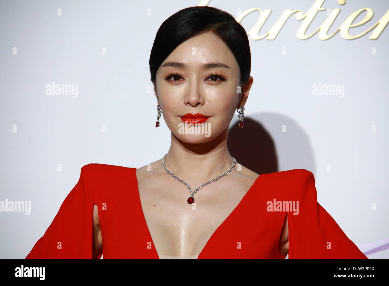 Chinese actress Qin Lan attends a promotional event for Cartier in Hong ...