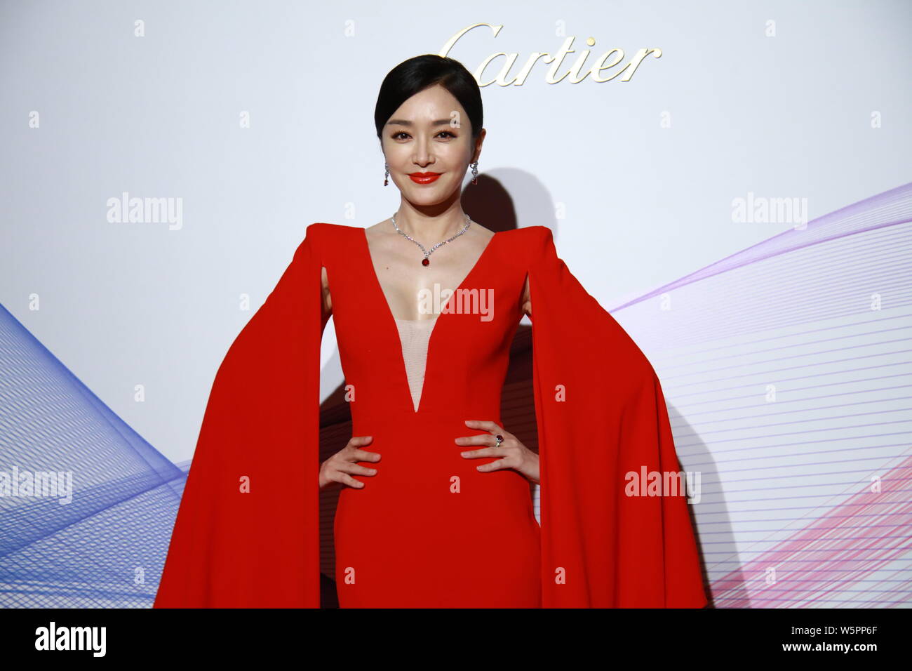 Chinese actress Qin Lan attends a promotional event for Cartier in Hong ...