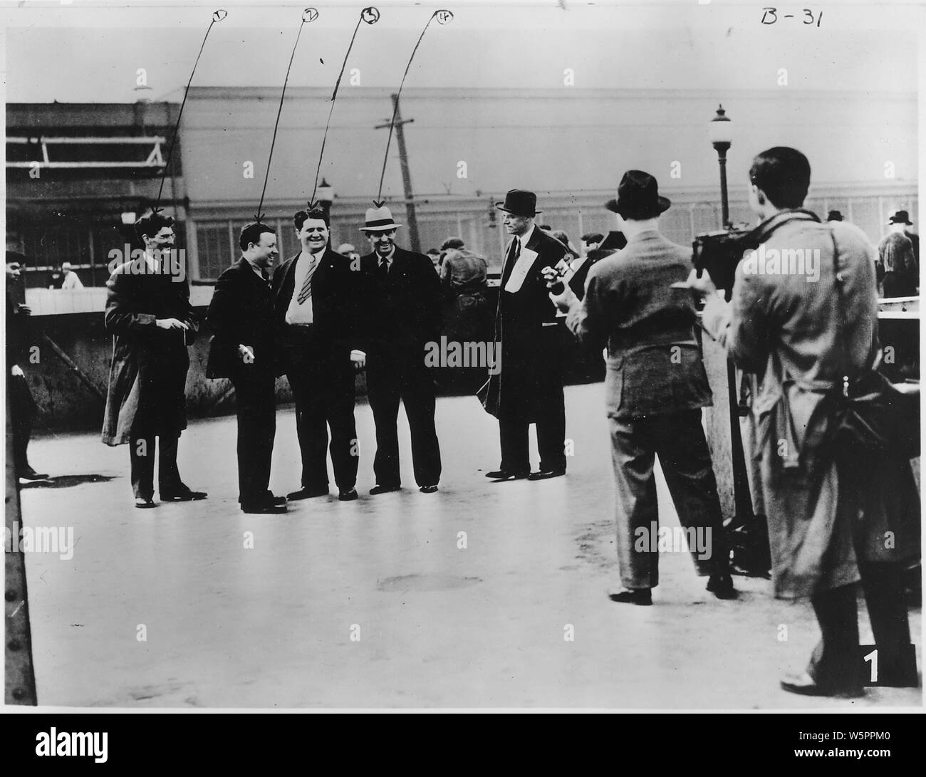 Labor-Strike: Ford Motor Company: Walter Reuther second from left ...