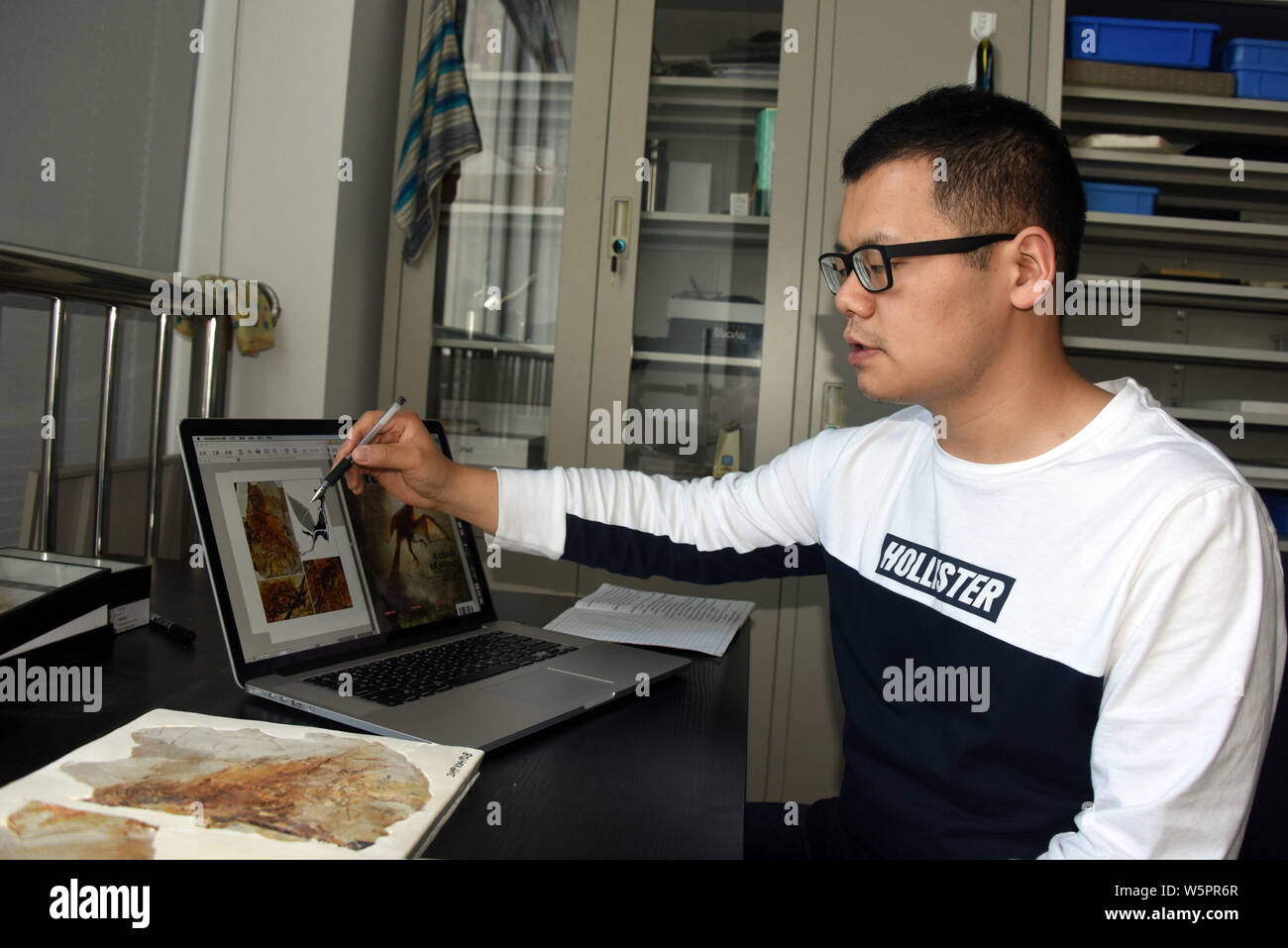 Photo released on 9 May 2019 show Chinese researcher Wang Min ...