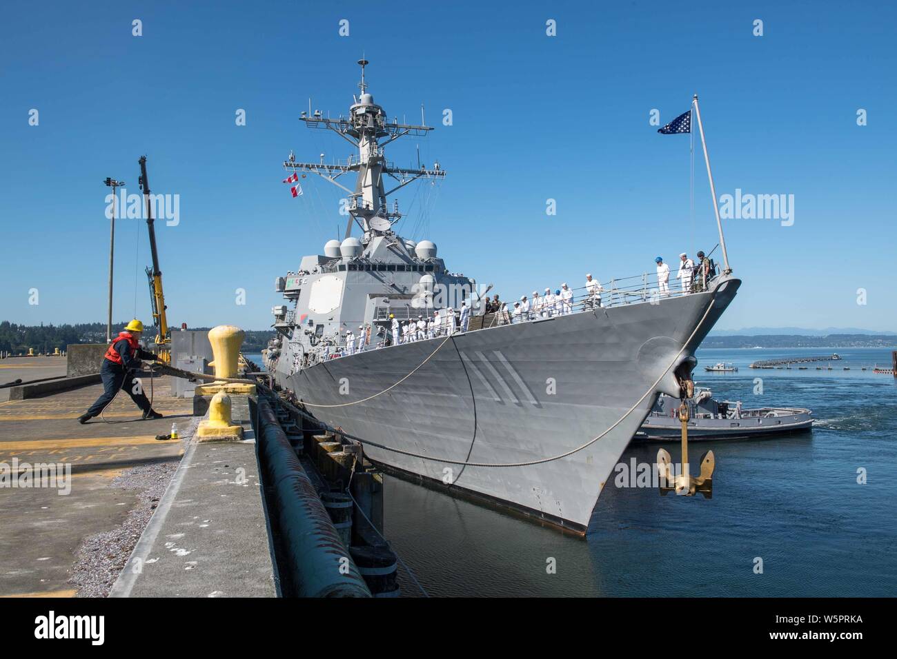 190729-N-DA737-0098 EVERETT, Wash. (July 29, 2019) The guided-missile ...