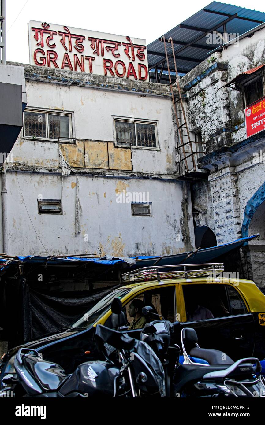 Grant Road Railway Station building Mumbai Maharashtra India Asia Stock ...