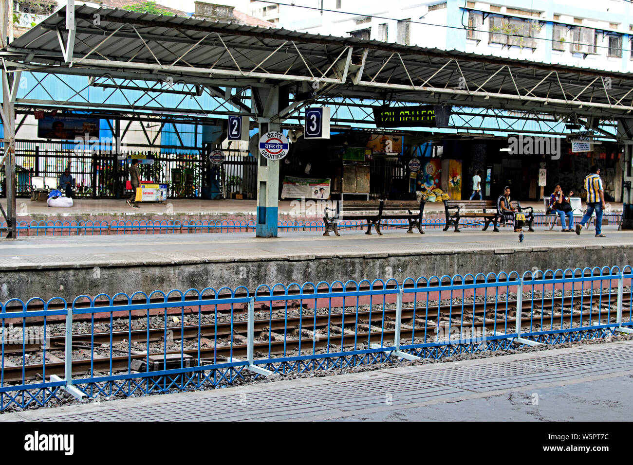 Grant Road Railway Station Mumbai Maharashtra India Asia Stock Photo ...