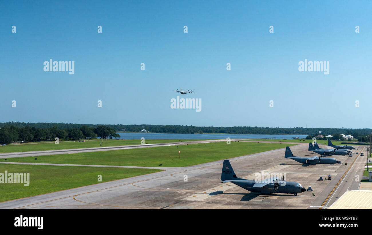 A WC-130J Super Hercules from the 53rd Weather Reconnaissance Squadron ...