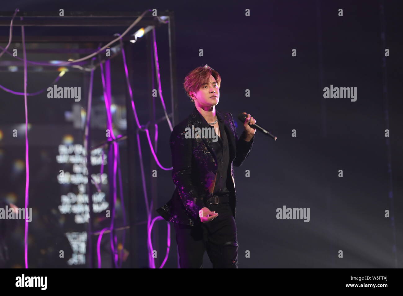 Taiwanese singer, actor and host Show Lo attends an event for his new ...