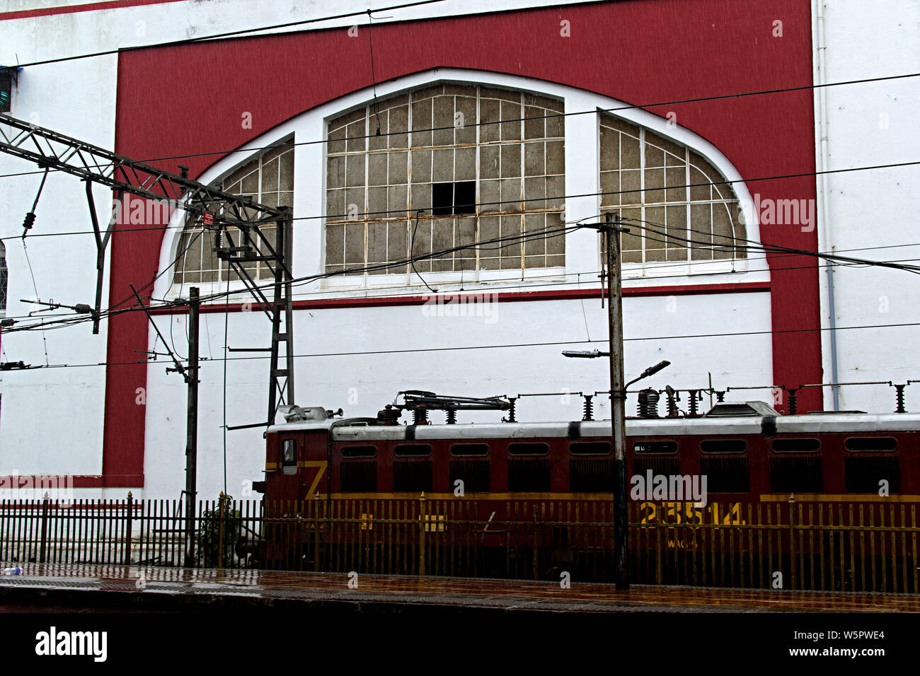 Mumbai Central Railway Station building Mumbai Maharashtra India Asia ...
