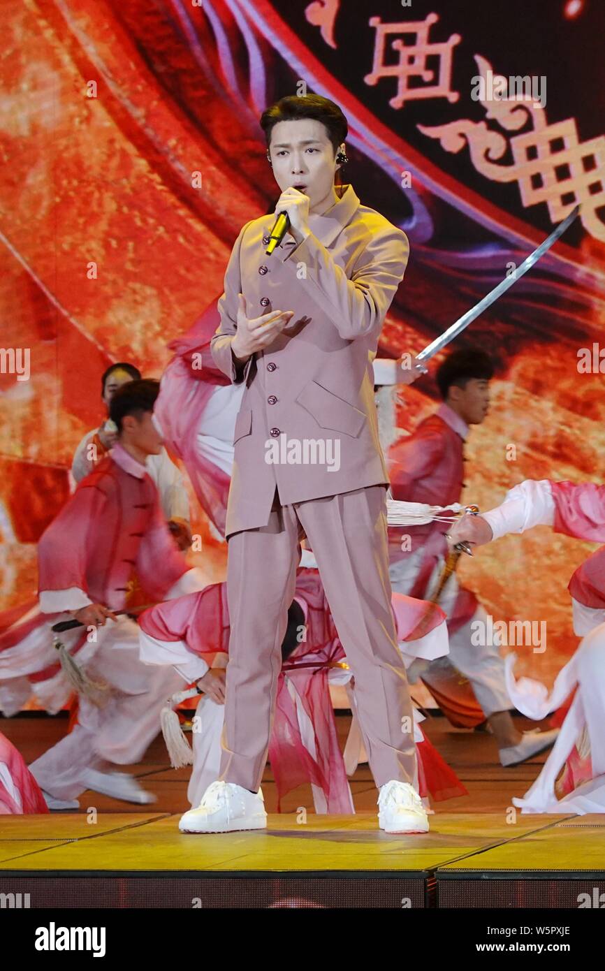 Chinese singer and actor Zhang Yixing, better known as Lay, of South ...