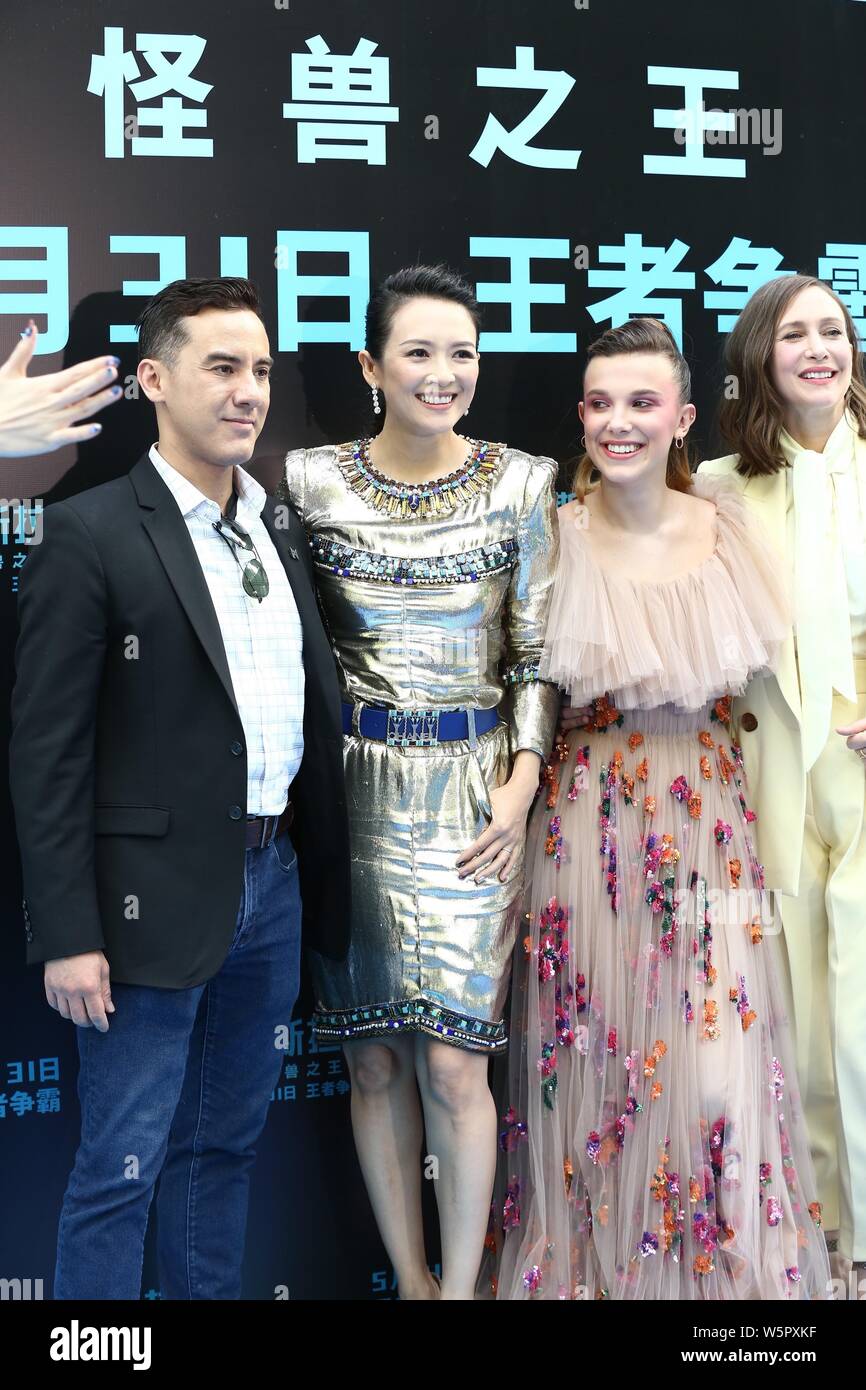 (From left) American film director and producer Michael Dougherty ...