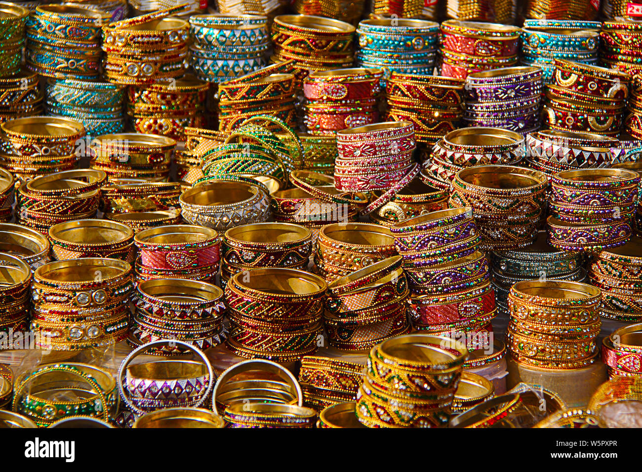 Bracelets selling at a market stall Stock Photo - Alamy