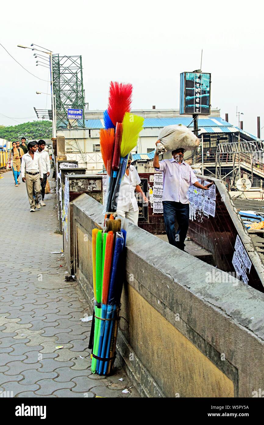 Mahalaxmi Railway Station foot overbridge Mumbai Maharashtra India Asia ...