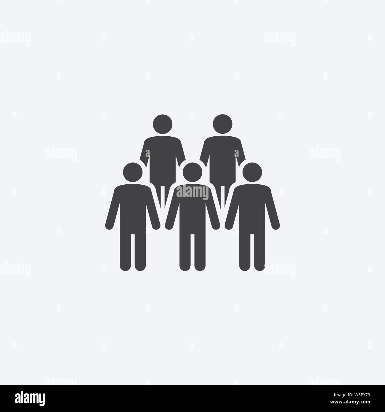 Human Resource glyph icon. Monochrome style design simple element ...