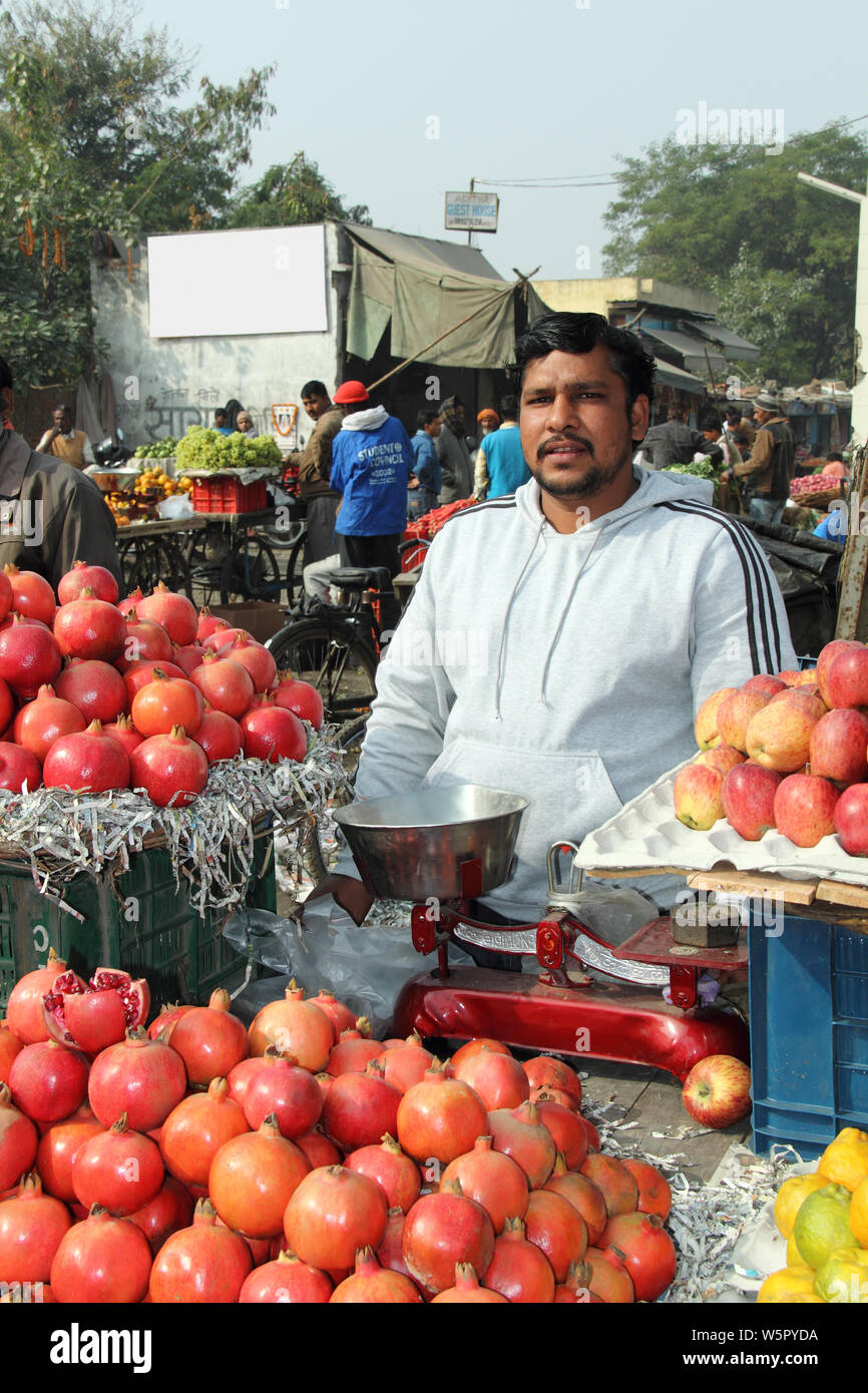 Indian Man Selling Fruit High Resolution Stock Photography and Images ...