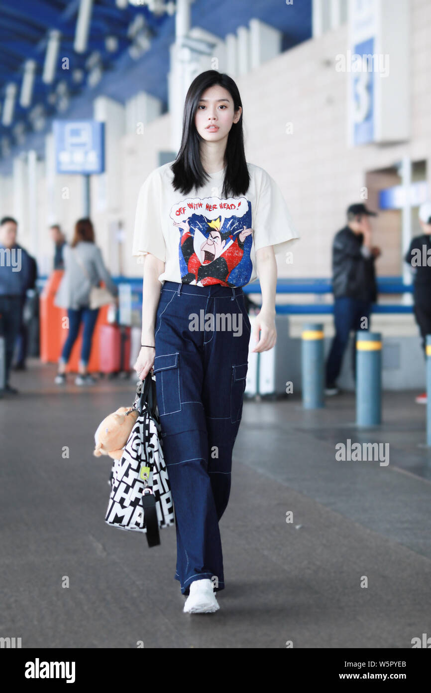 Chinese supermodel Ming Xi, also known as Xi Mengyao, arrives at the ...