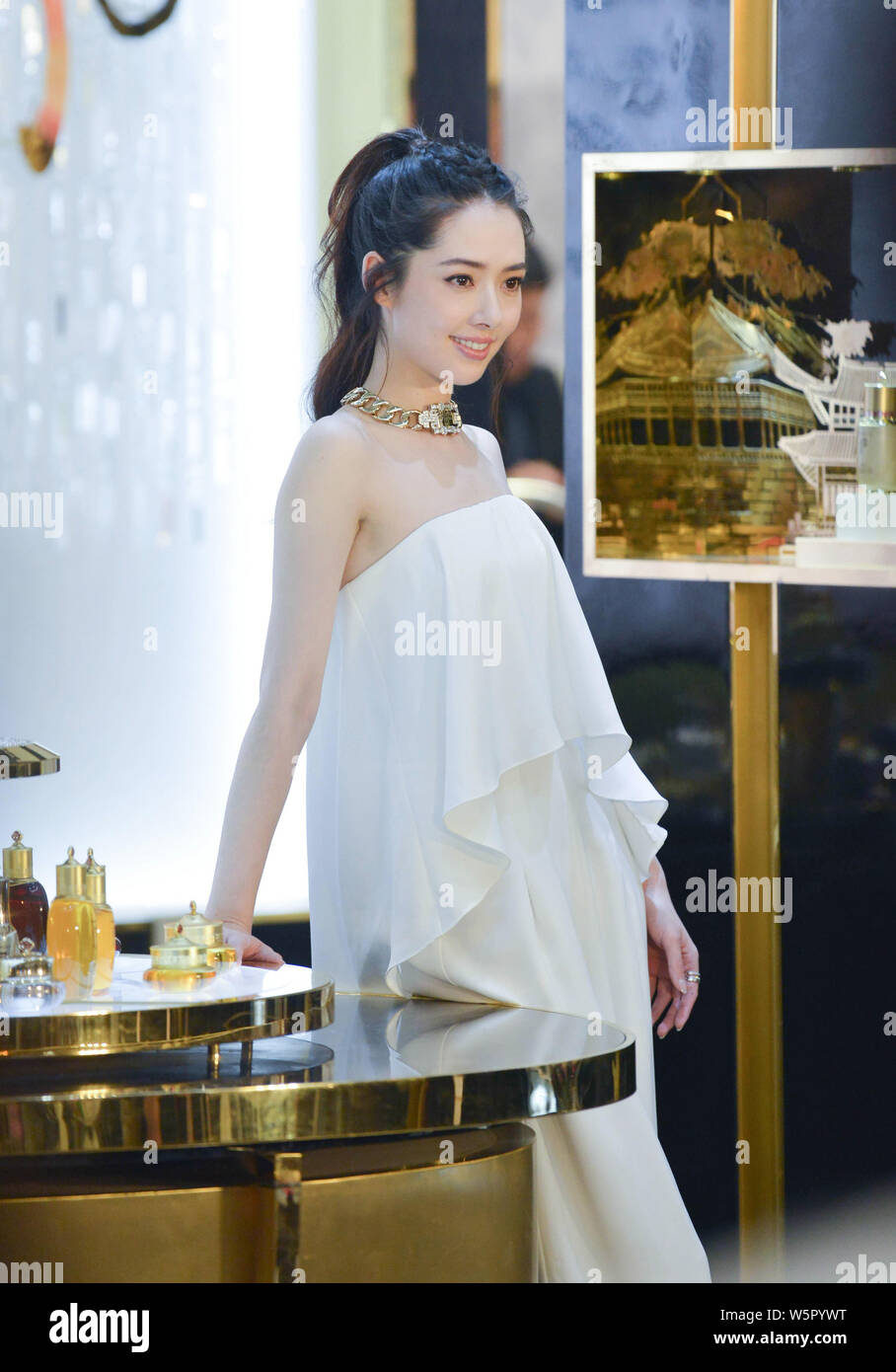 Taiwanese actress Hayden Guo Bi-ting, better known by her English name ...