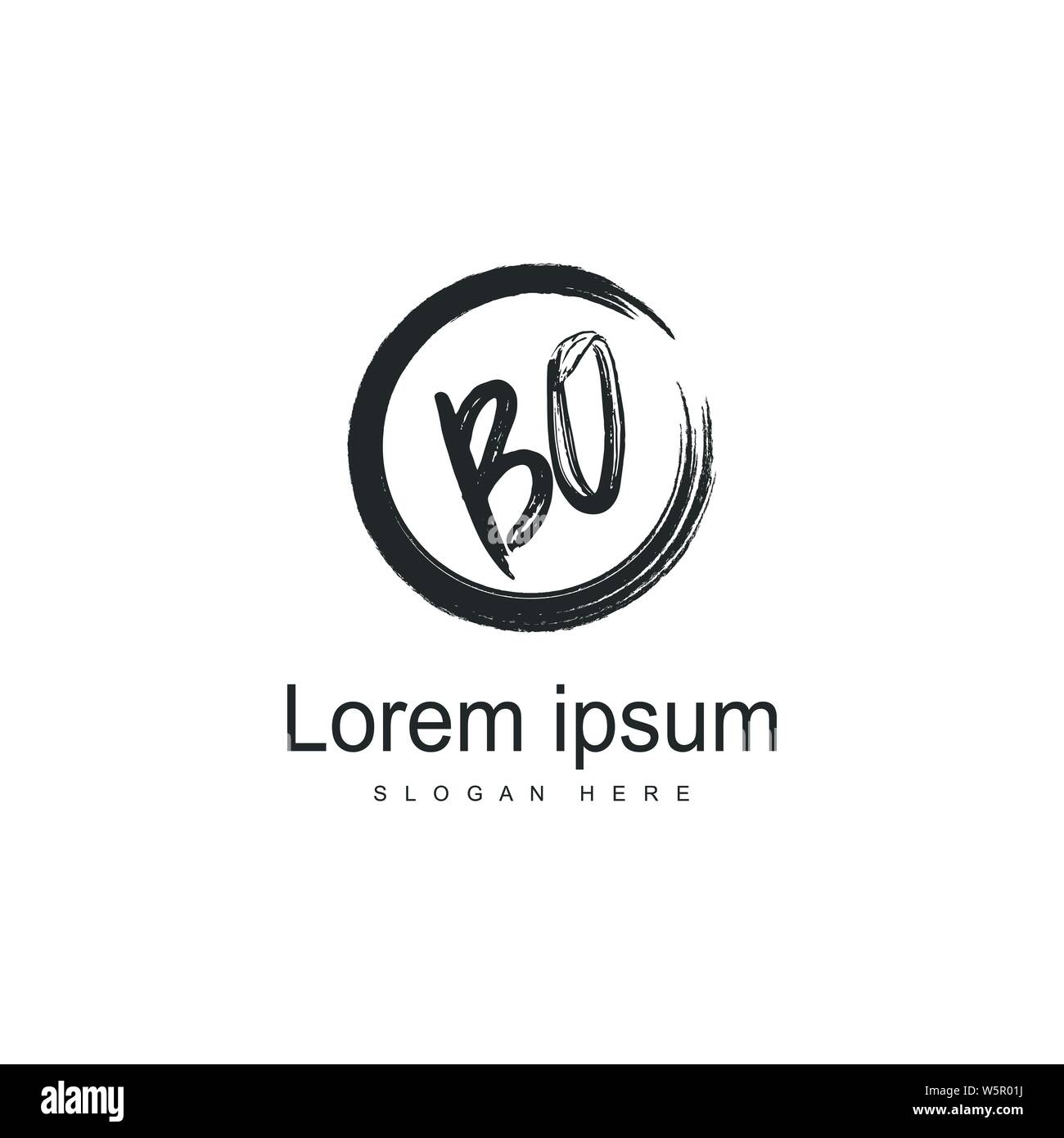 BO Letter Logo Design. Creative Modern BO Letters Icon Illustration ...