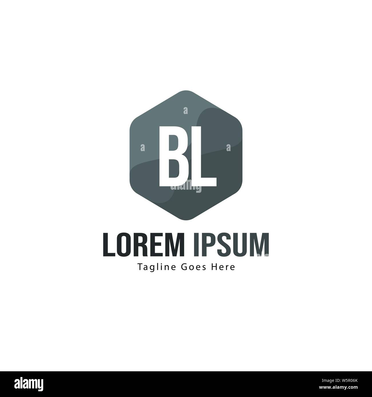 BL Letter Logo Design. Creative Modern BL Letters Icon Illustration ...