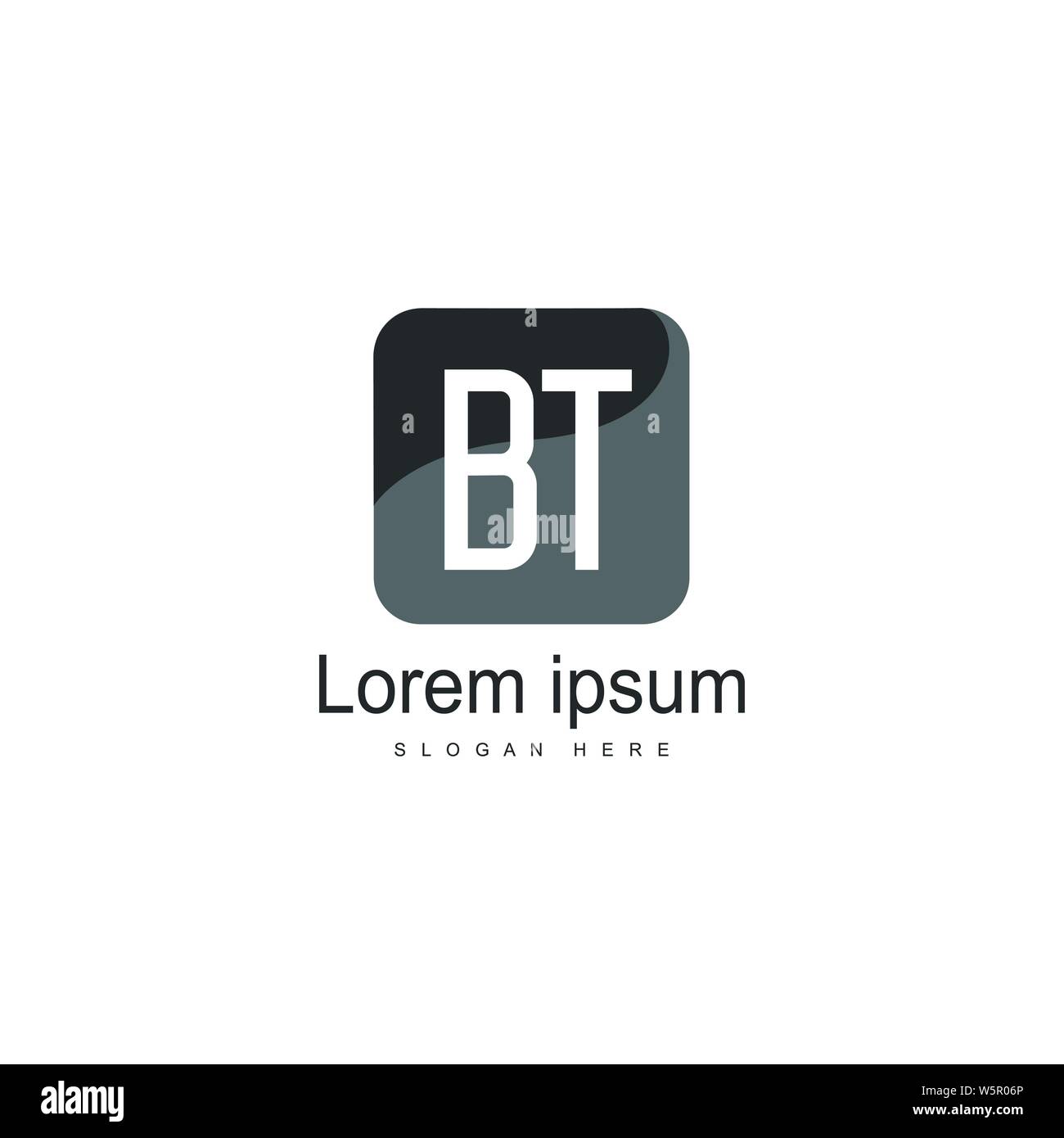 BT Letter Logo Design. Creative Modern BT Letters Icon Illustration ...