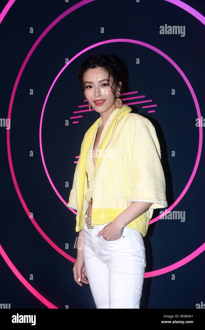 Hong Kong actress and model Janice Man attends a promotional event for ...