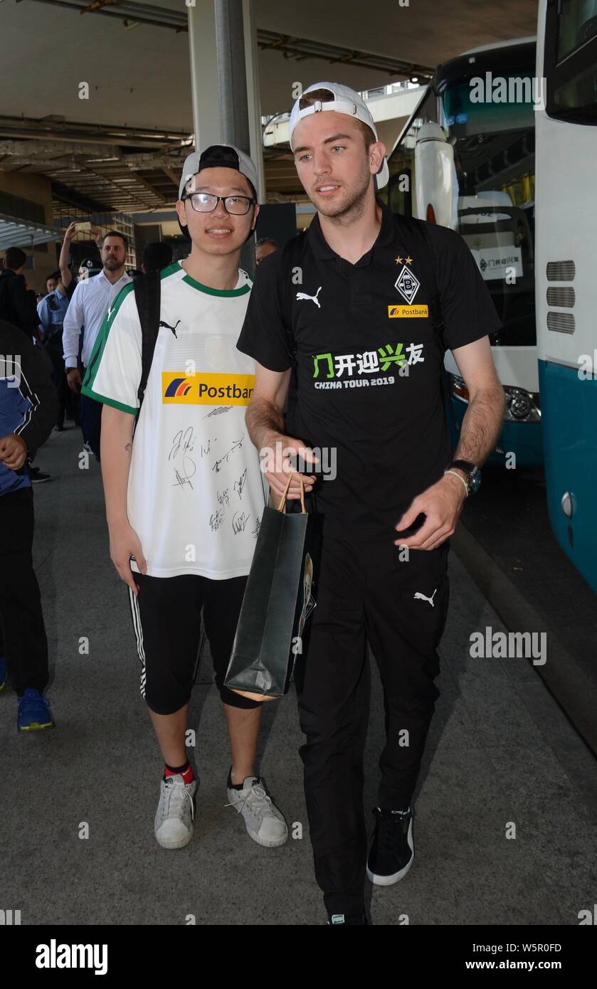 German football player Christoph Kramer, top, of Borussia ...
