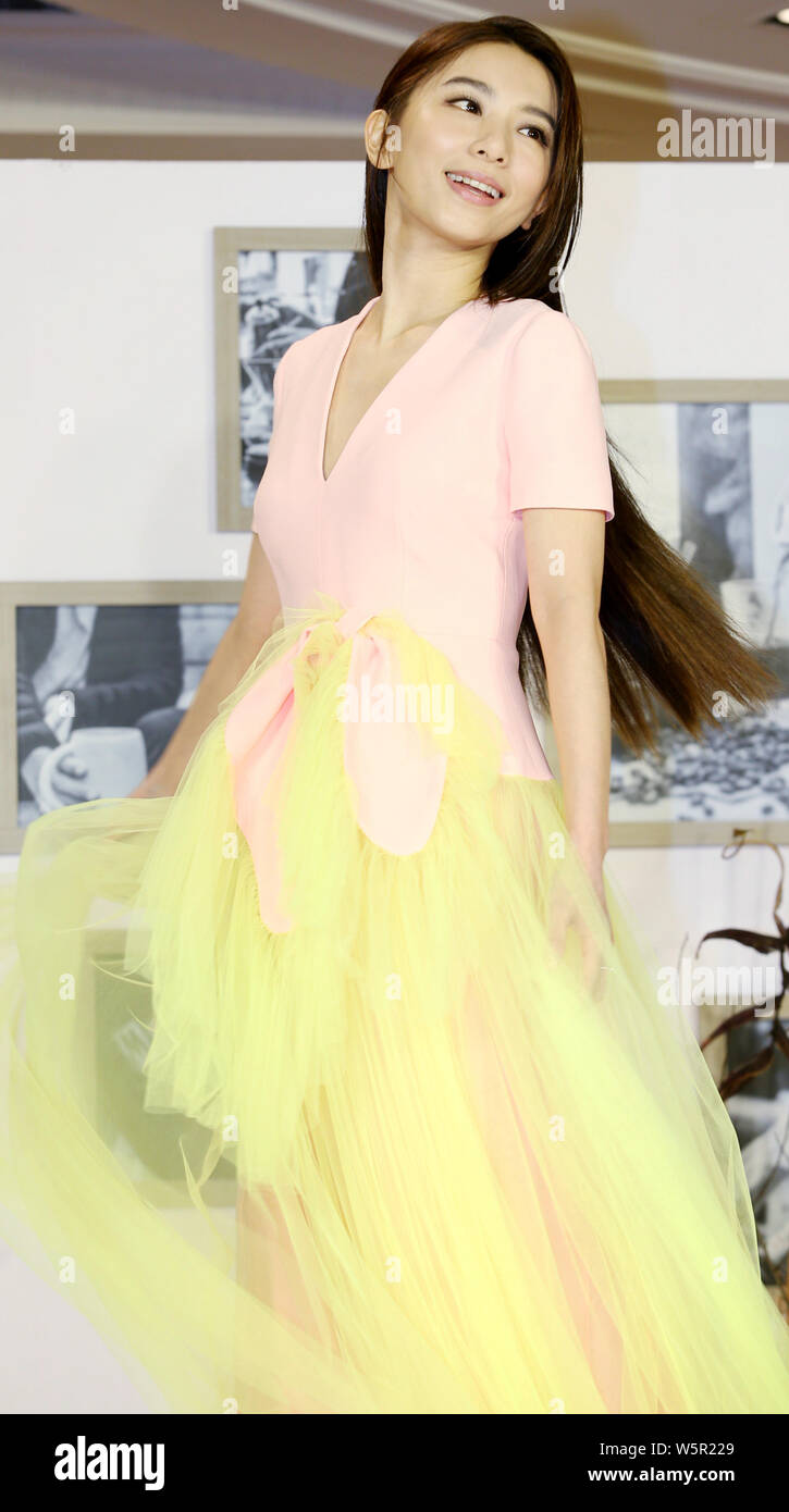 **TAIWAN OUT**Hebe Tien Fu-chen of Taiwanese girl group S.H.E attends ...