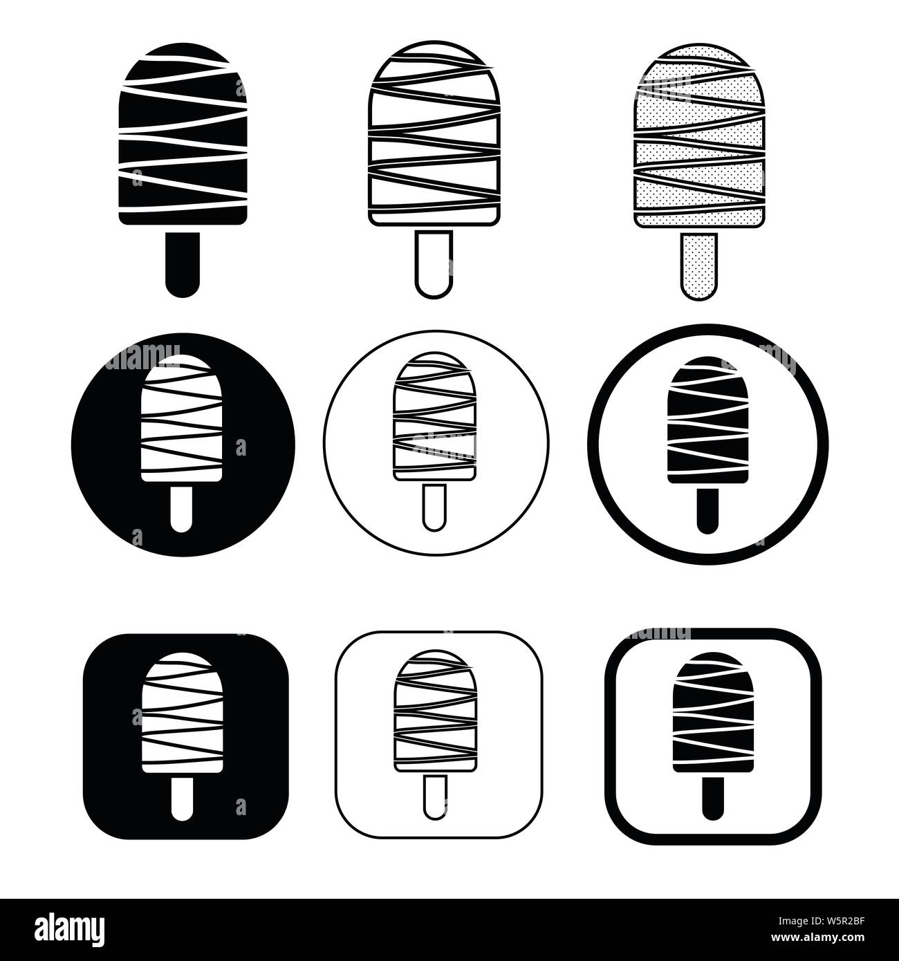 set of simple Ice Cream icon Stock Vector Image & Art - Alamy