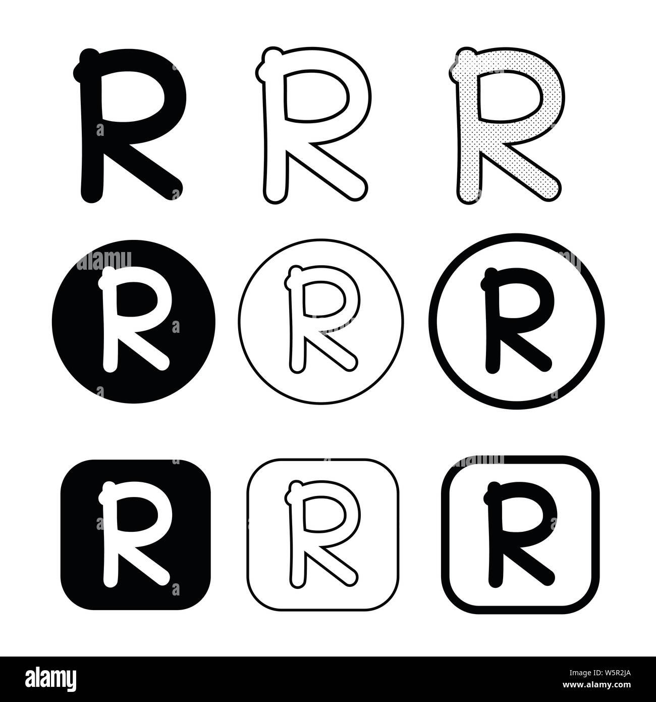 Registered Trademark icon symbol sign Stock Vector Image & Art - Alamy